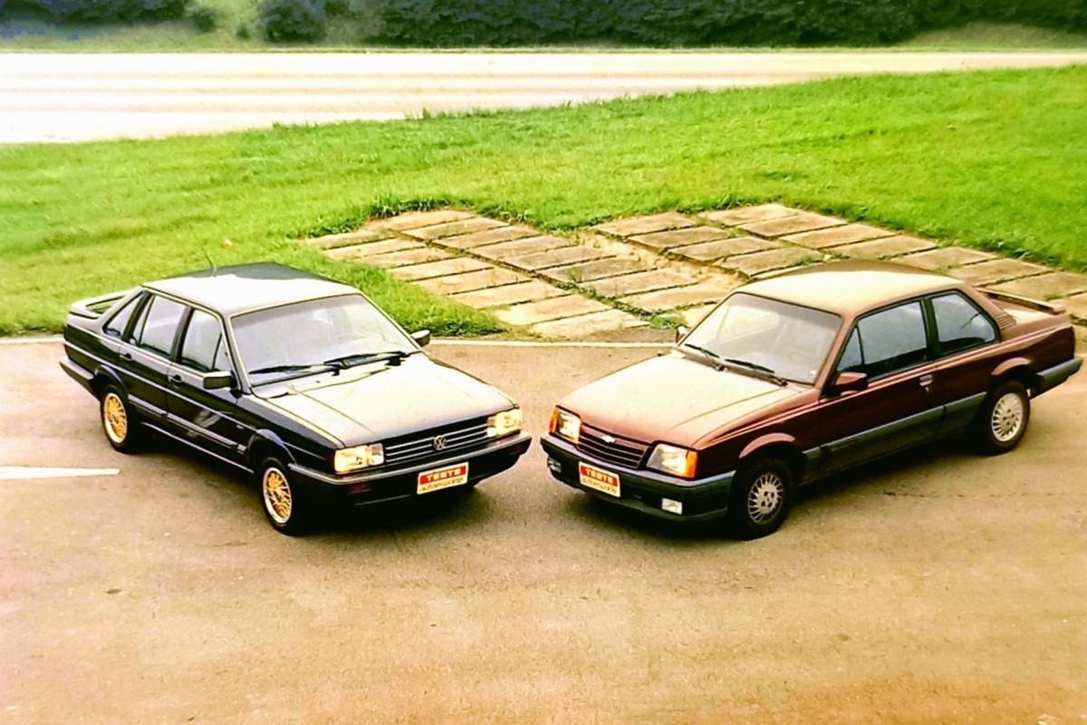 Como o Chevrolet Monza EF 500 venceu o Volkswagen Santana Executivo em 1990