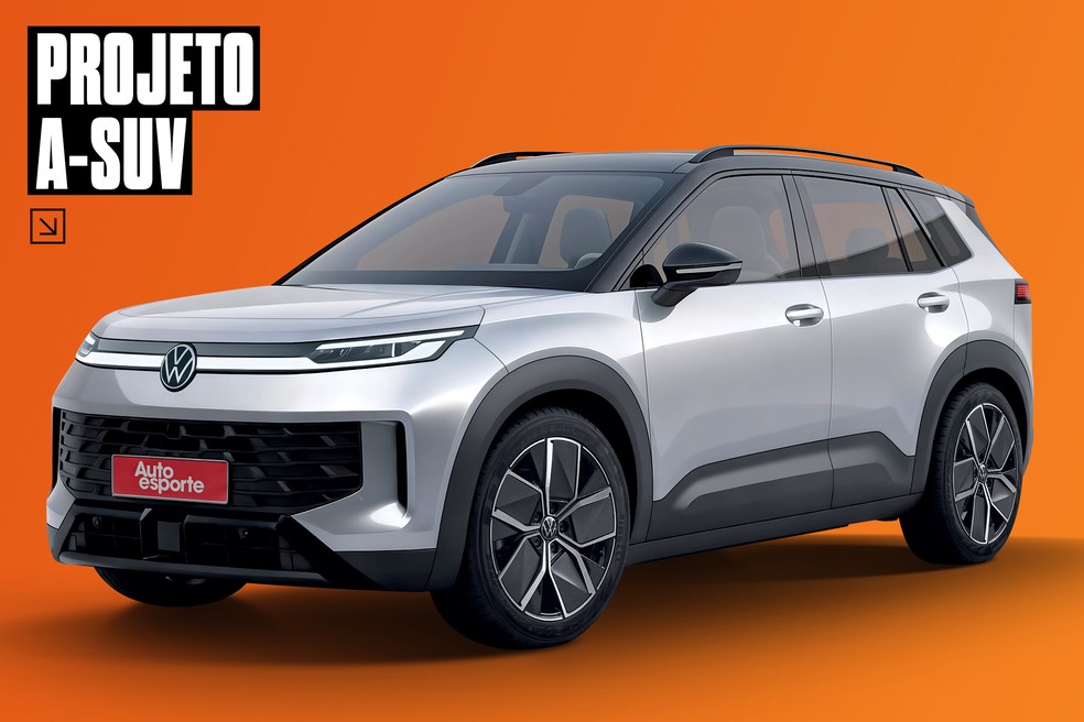 Projeção: Novo Volkswagen T-Cross terá design inspirado no ID. Cross ...