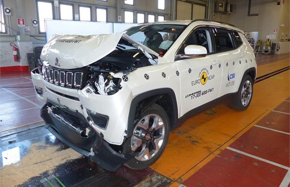 Jeep Compass recebe nota máxima no crash-test do Euro NCAP