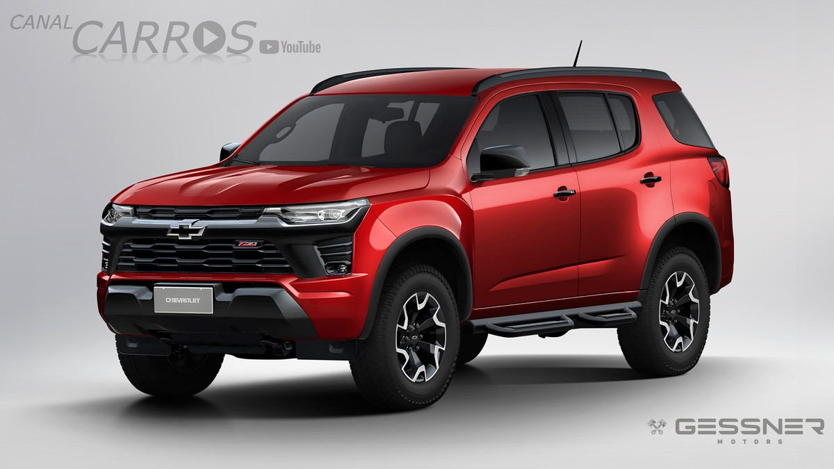 Chevrolet Trailblazer 2025 tem visual antecipado em projeção; confira