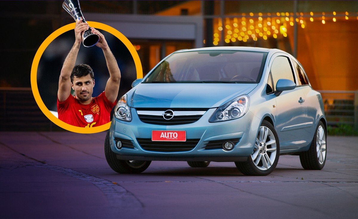 Melhor do mundo, Rodri teve Corsa usado como primeiro carro