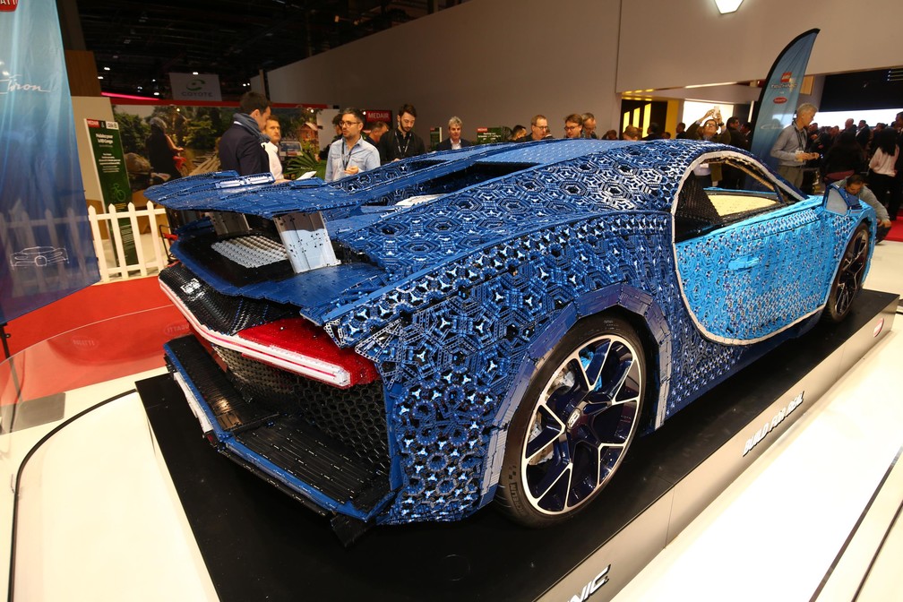 Bugatti de Lego é atração no Salão de Paris 2018; G1 mostra detalhes em ...