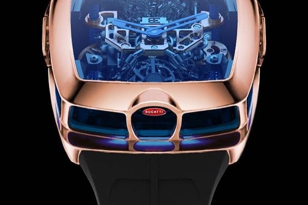 Relógio inspirado no Bugatti Chiron tem mini-motor W16, turbos e custa ...