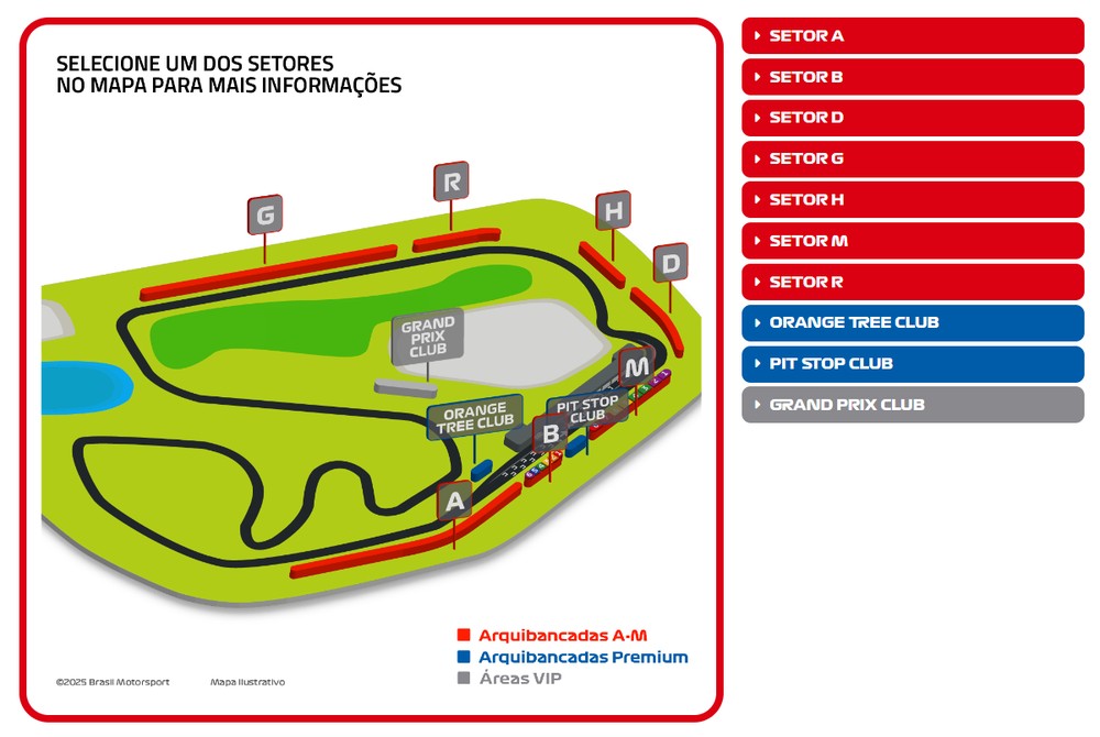 F1: GP do Brasil 2025 inicia venda de ingressos e preços chegam a R$ 19 mil
