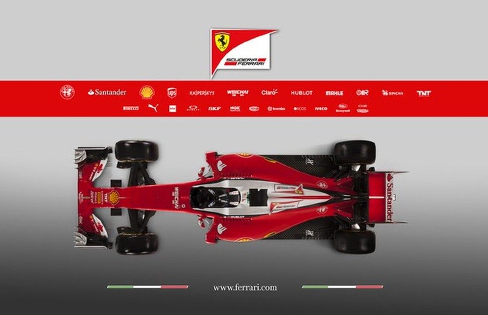 Ferrari apresenta novo carro para a temporada de 2016 da F1