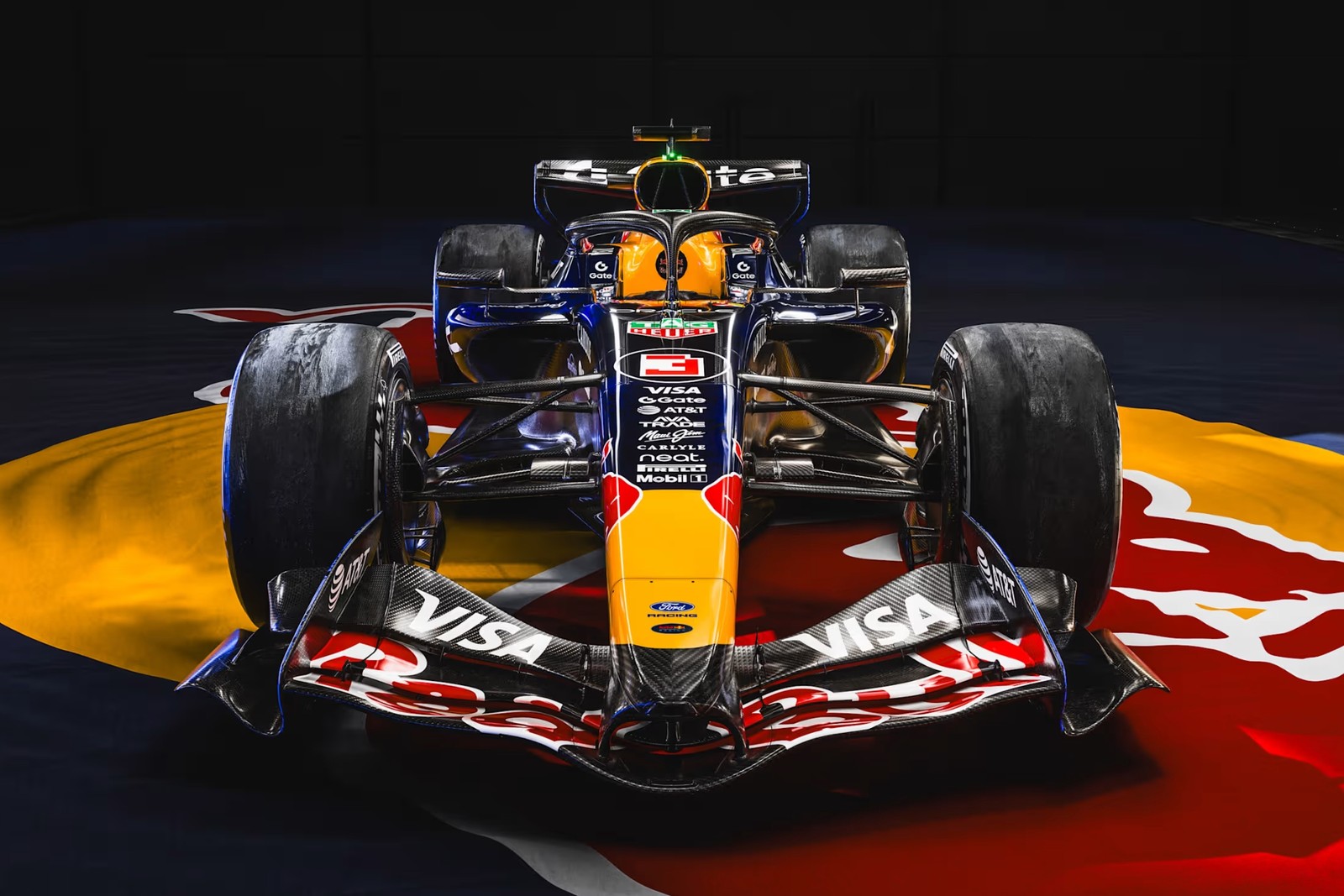 Red Bull revela pintura do carro de 2026 na F1 com motor Ford
