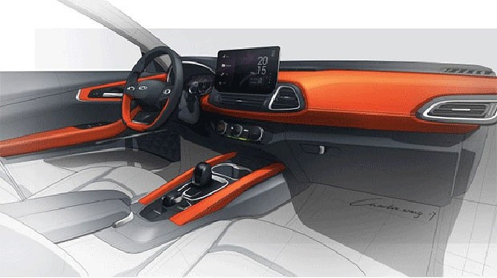 Chery revela teaser de seu novo SUV compacto