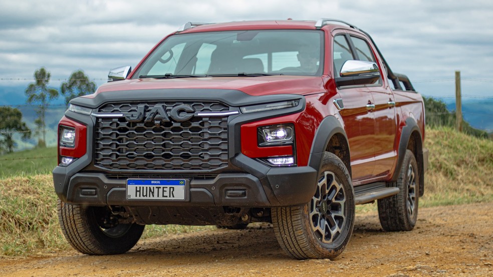 JAC Hunter EV será irmã elétrica da picape diesel; híbrida está em estudo