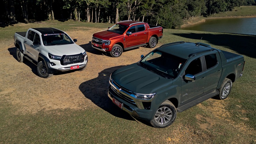 Chevrolet S10, Toyota Hilux e Ford Ranger: qual a rainha das picapes ...