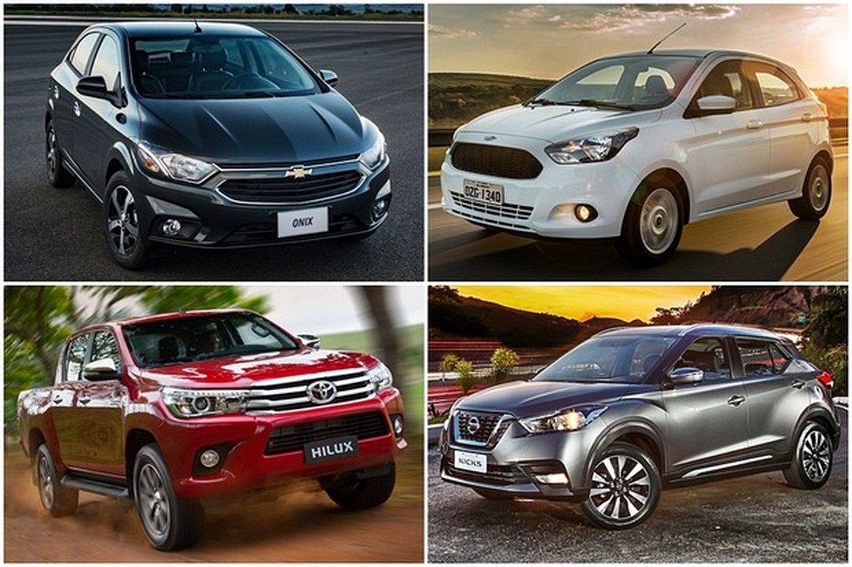 Os 25 carros mais vendidos da América Latina no primeiro trimestre em 2018