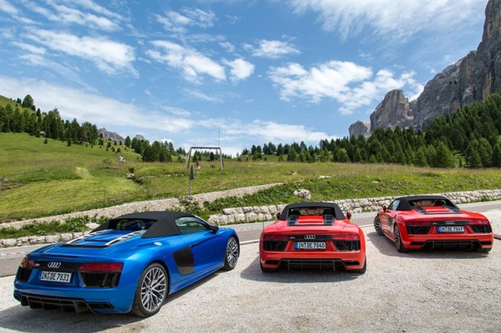 Novo Audi R8 Spyder é bela mistura de Alemanha e Itália