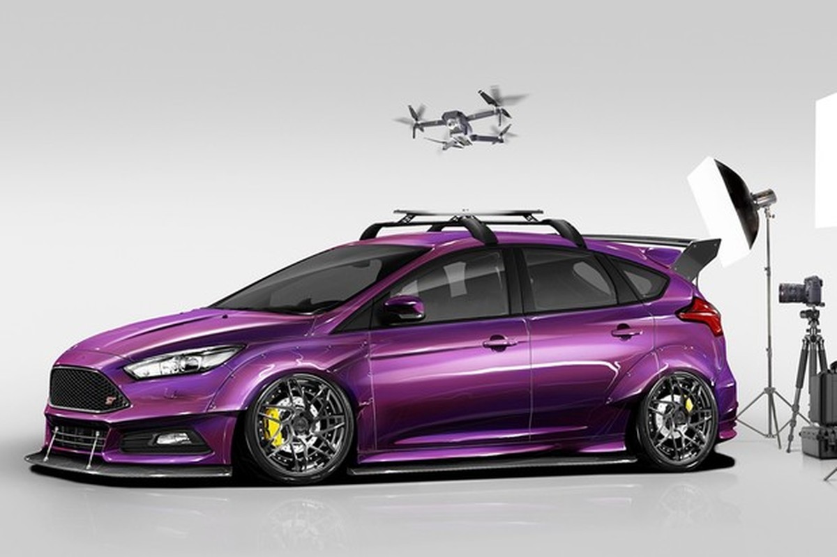 Ford levará Focus com heliponto de drones para o SEMA