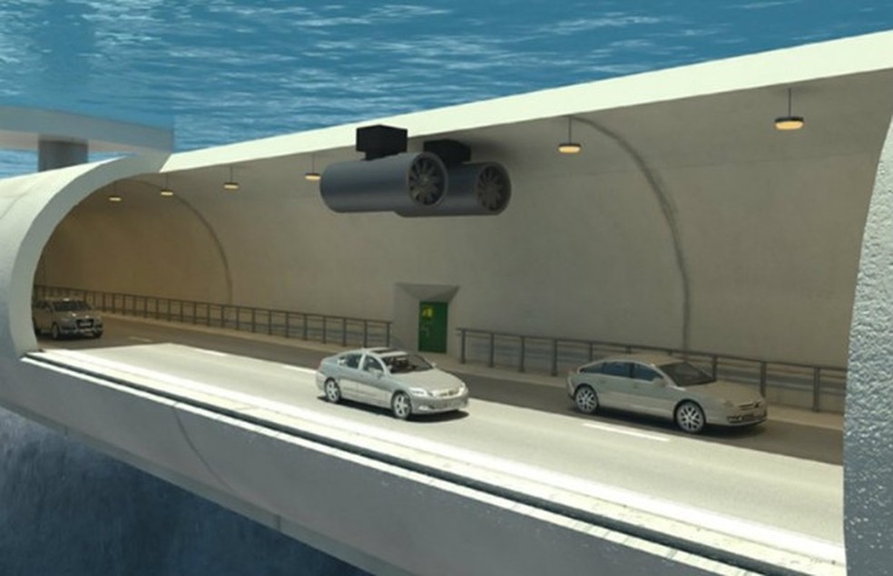 Pontes submersas da Noruega devem ficar prontas em 2035